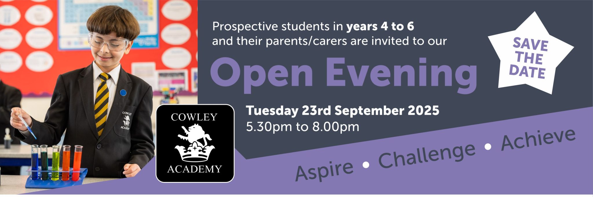 Open Evening dates for prospective students in years 4 to 6 – Cowley ...